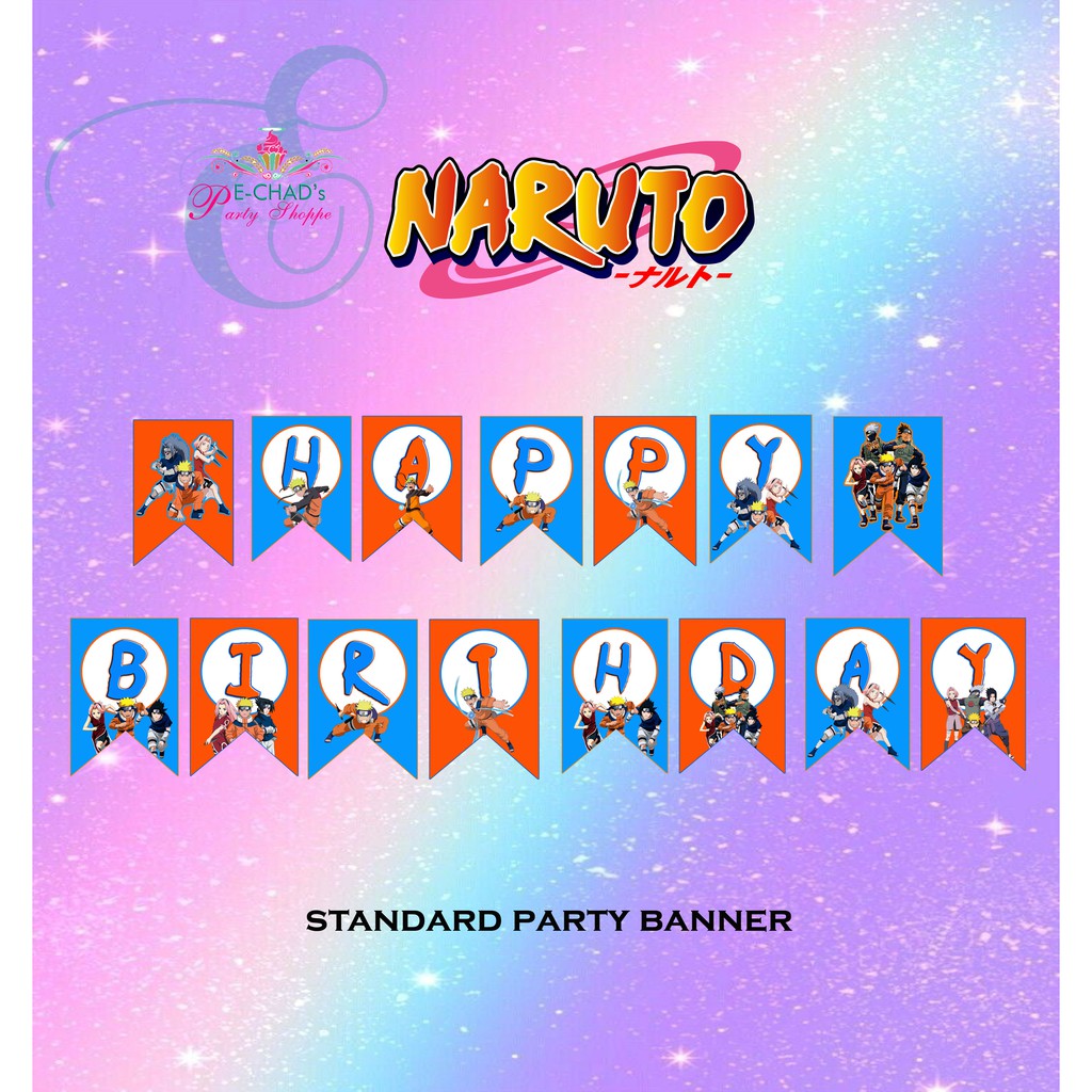 Naruto Theme Party Banner | Shopee Philippines