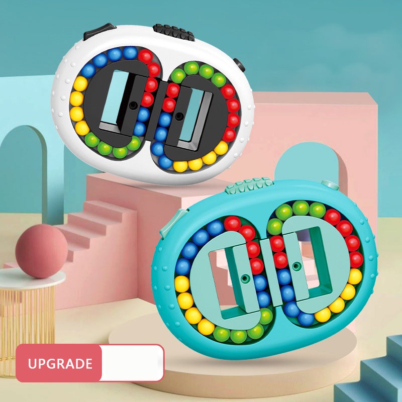 Rotating Magic Beans Cube Fingertip Fidgeted Toys Kids Adults Stress ...