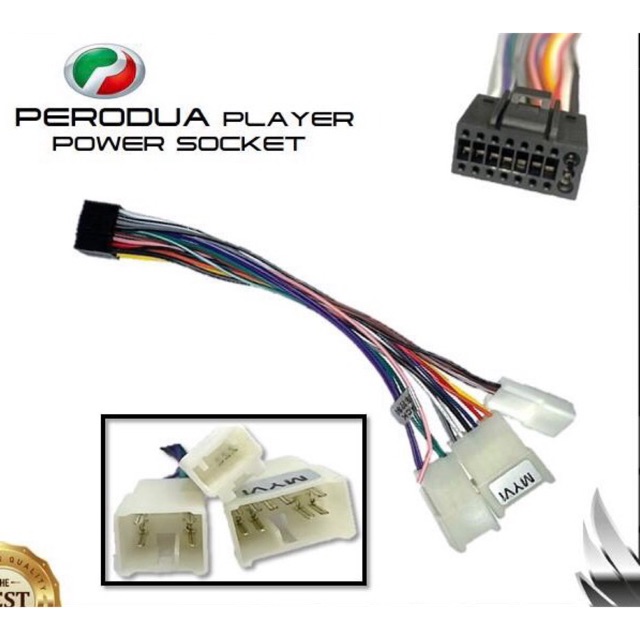 PERODUA Plug and Play Socket Cable Player Socket Suitable for Car ...