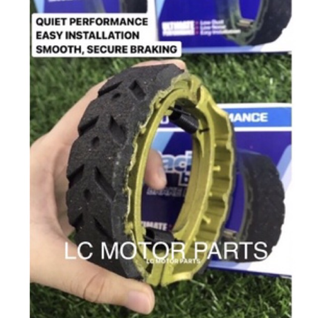 RACING BEE BRAKE SHOE EX5/DREAM/GBO/C70/WAVE100/WAVE125 LINING LENING ...
