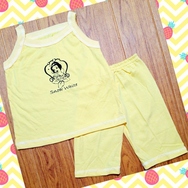 1-2yo | Cotton Terno for Girls Kids | Terno Sando Short For Kids ...