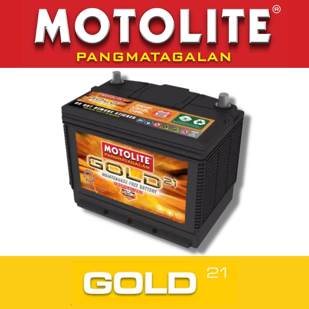 Motolite Gold Maintenance Free Car Battery NS40/ B20 (21 Months ...