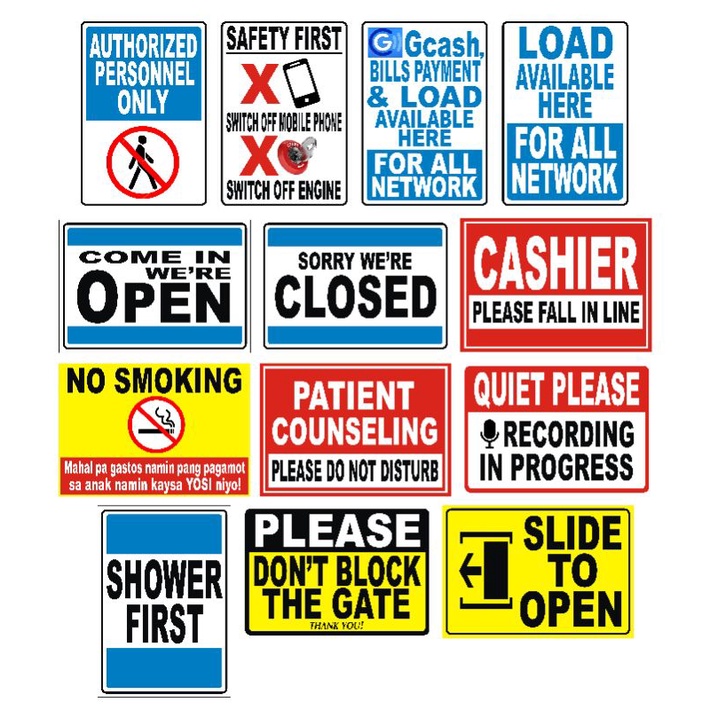 PCV Plastic signage Open Close cashier sign | Shopee Philippines