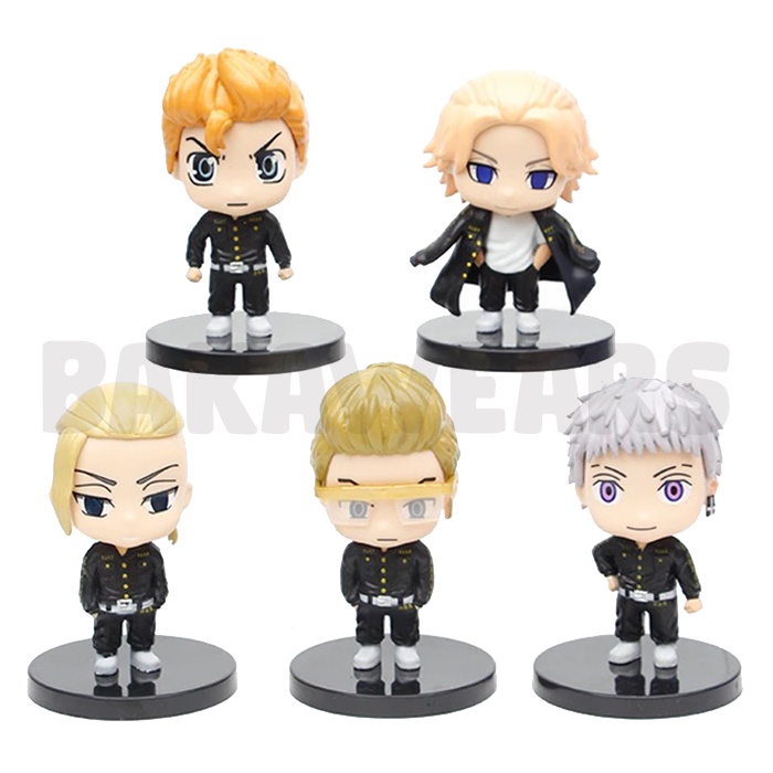 Action Figure Tokyo Revengers: Cute Kawaii Version - Mikey, Draken ...