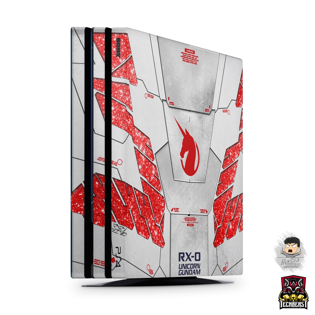 3M Gundam PS4 Slim Pro Phat Mecha Skin Vinyl Wrap Techbeast ( MESSAGE ...