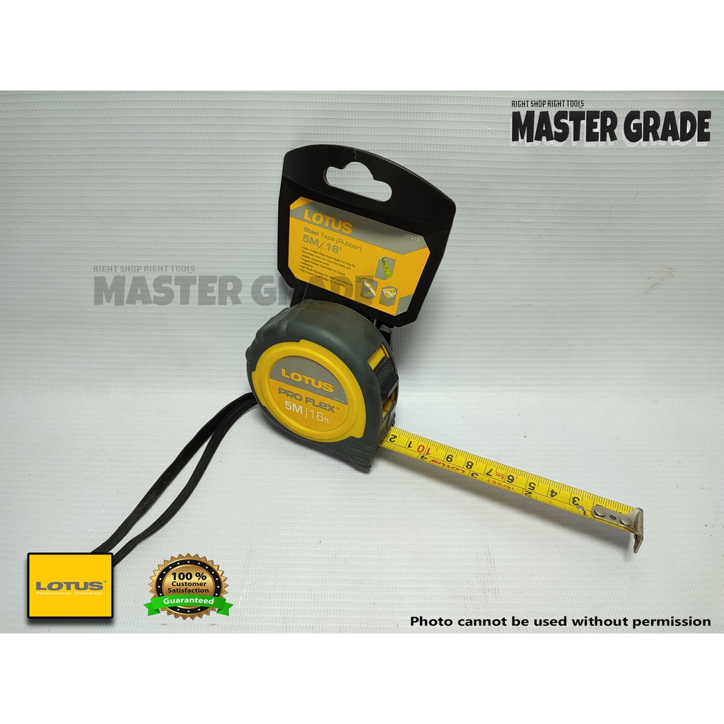 MG ORIGINAL LOTUS HEAVY DUTY Steel Measuring Tape 5M/16Ft LST519 (COD ...