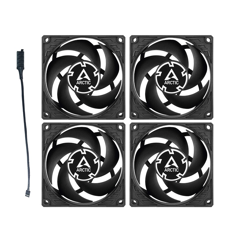 Arctic P8 PWM 4 Pin Computer Case Fan Silent 8CM Fan CPU Cooling Quiet ...