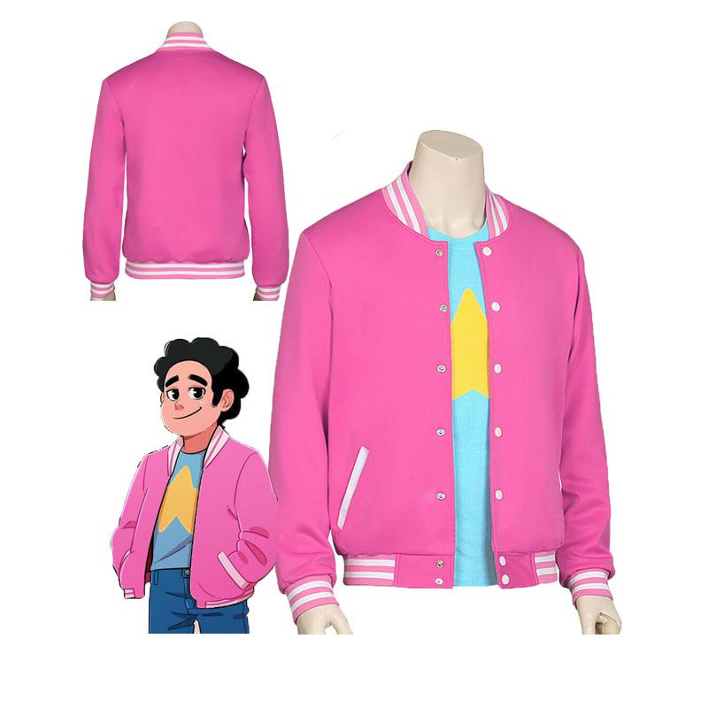 Steven Cosplay Universe Baseball Uniform Unisex T-shirt Costume Jacket ...
