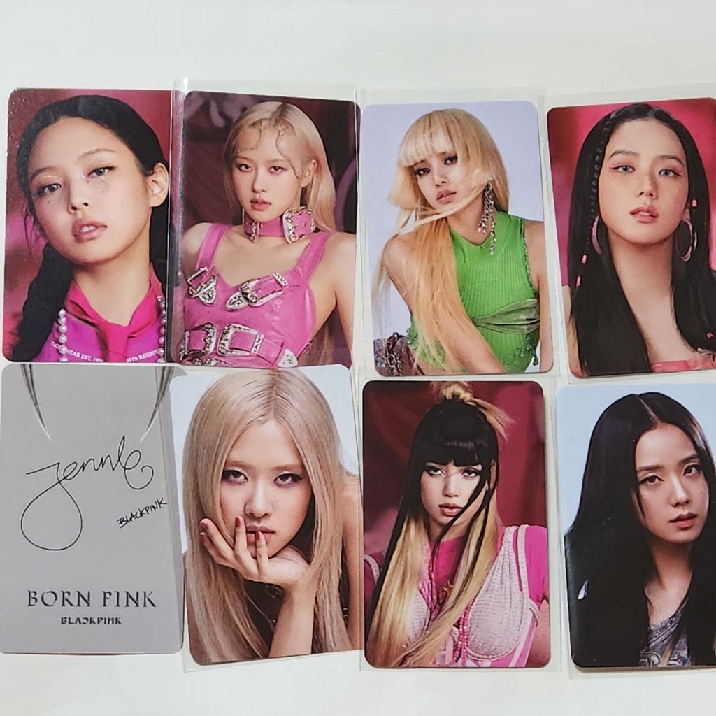 BLACK PINK 2ND Album Born Pink Ktown4U Lucky Draw Photocard POB ...