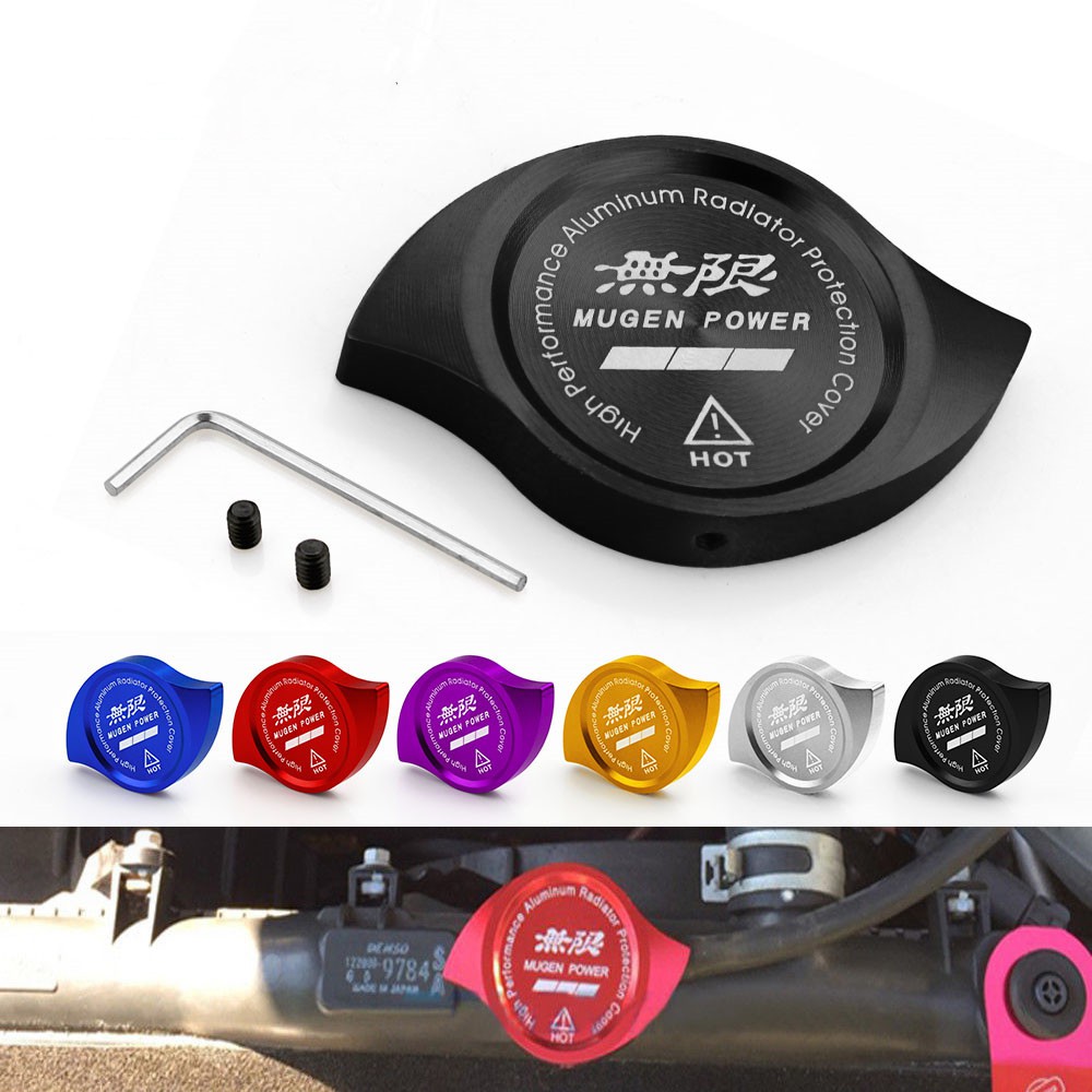 Mugen Aluminum Radiator Protection Cap Cover Fit for HONDA Accord Civic ...