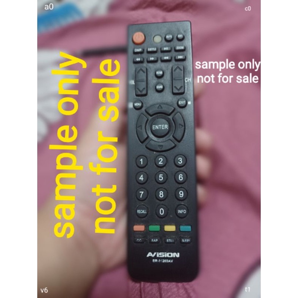 avision led tv remote(universal)100% na gagana sa tv mo | Shopee ...