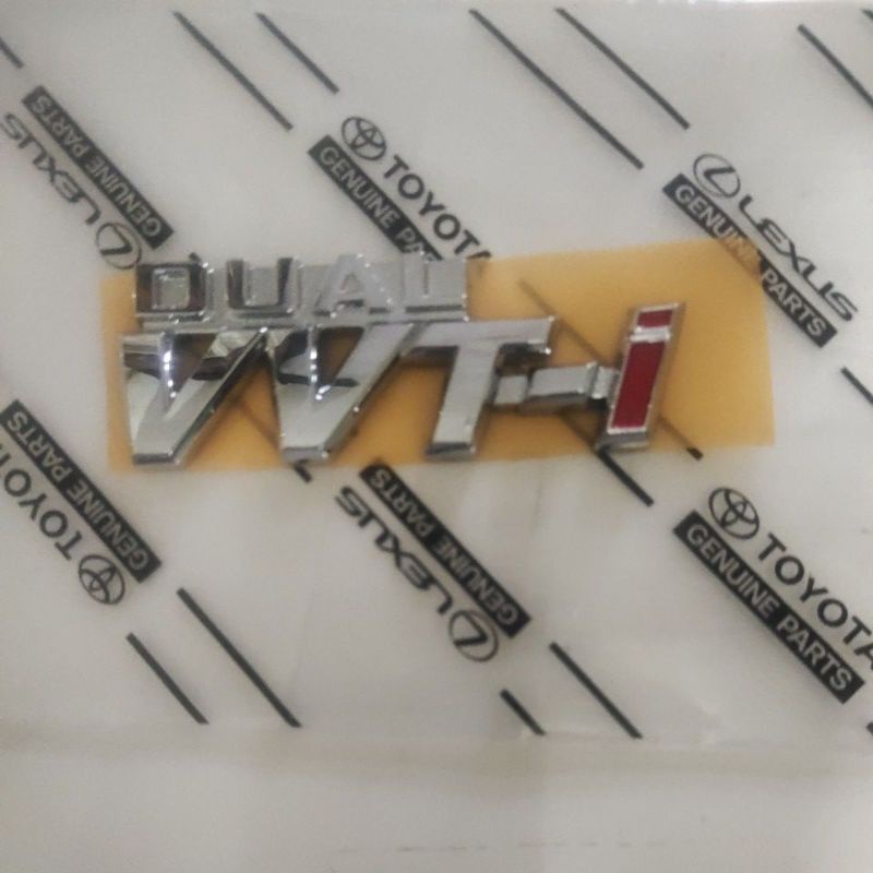 Original dual VVT-i emblem logo | Shopee Philippines
