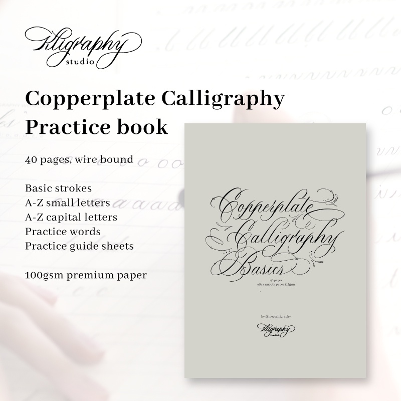 Copperplate Calligraphy Practice Book A to Z | Shopee Philippines