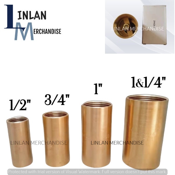 1 PC Solid Brass Spring Check Valve (SIZES: 1/2, 3/4, 1 & 1&1/4 INCHES ...