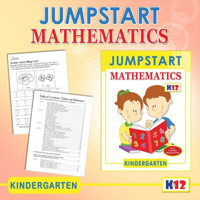 JUMPSTART MATHEMATICS - KINDERGARTEN WORKBOOK | Shopee Philippines