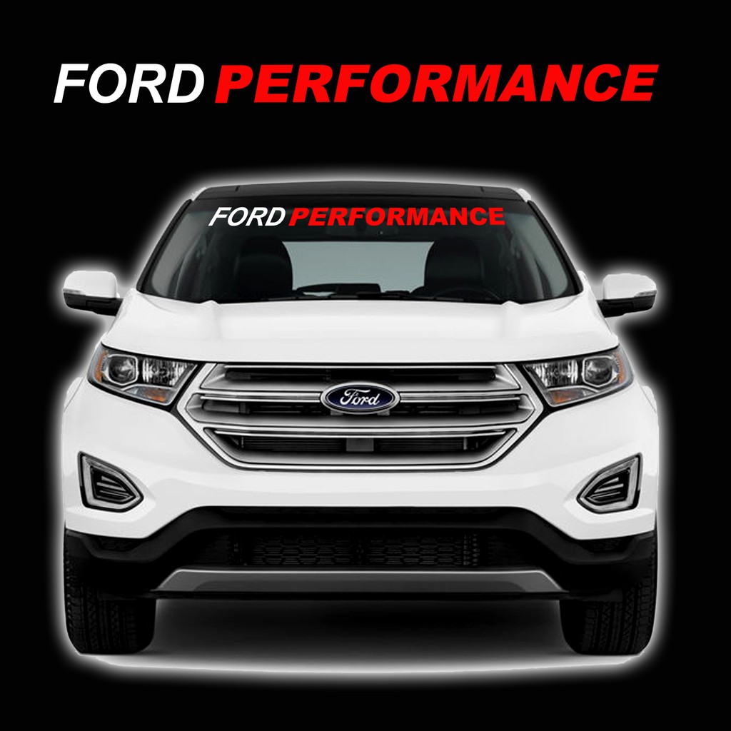 FORD PERFORMANCE WINDSHIELD STICKER | Shopee Philippines