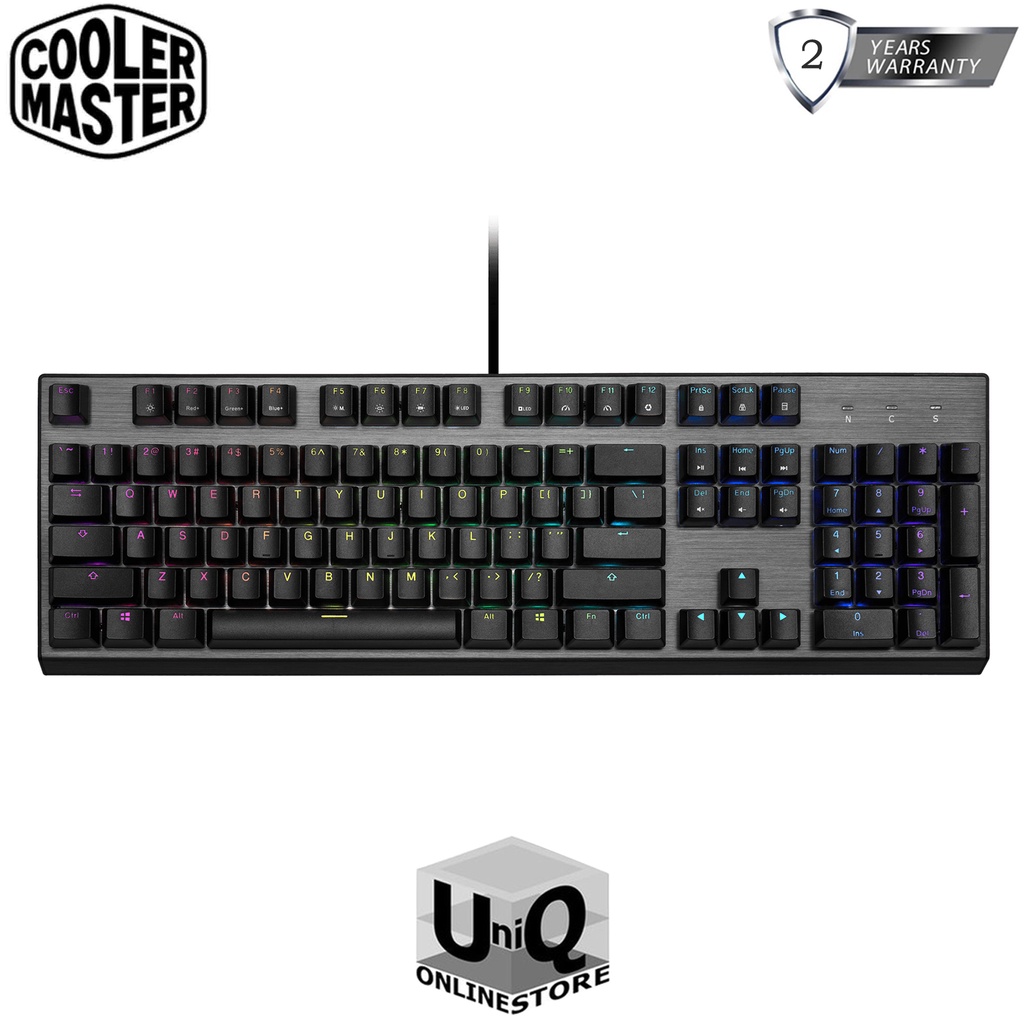 Cooler Master CK350 (Outemu Red Switch) RGB Mechanical Gaming Keyboard ...