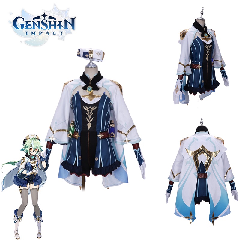 Up As Dress Genshin Impact's Sucrose With This Beautifully Detailed ...