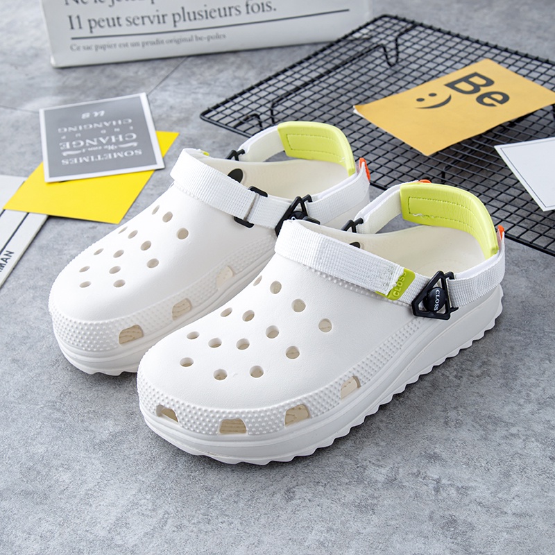 2022 new crocs summer women's beach sandals for women New Arrival high ...