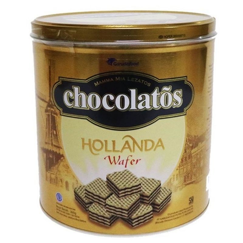 Hollanda Chocolatos wafer Biscuit 300gr - garuda food wafer Chocolate ...