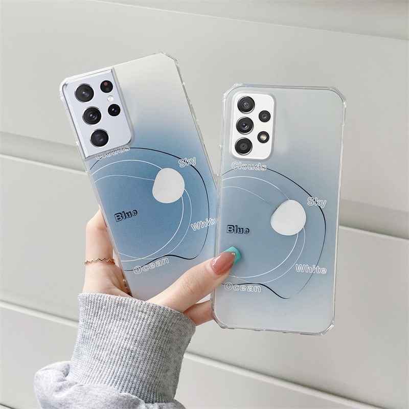 Creative Moon Phone Case Samsung A52 A52s A03 A03s A32 A72 A51 A71 A12 ...