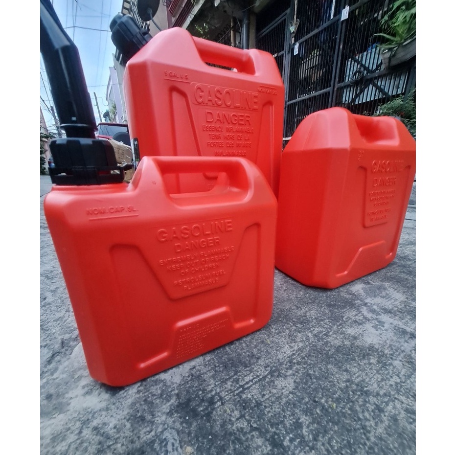 10L Jerry Can Fuel Tank container with NOZZLE | Shopee Philippines