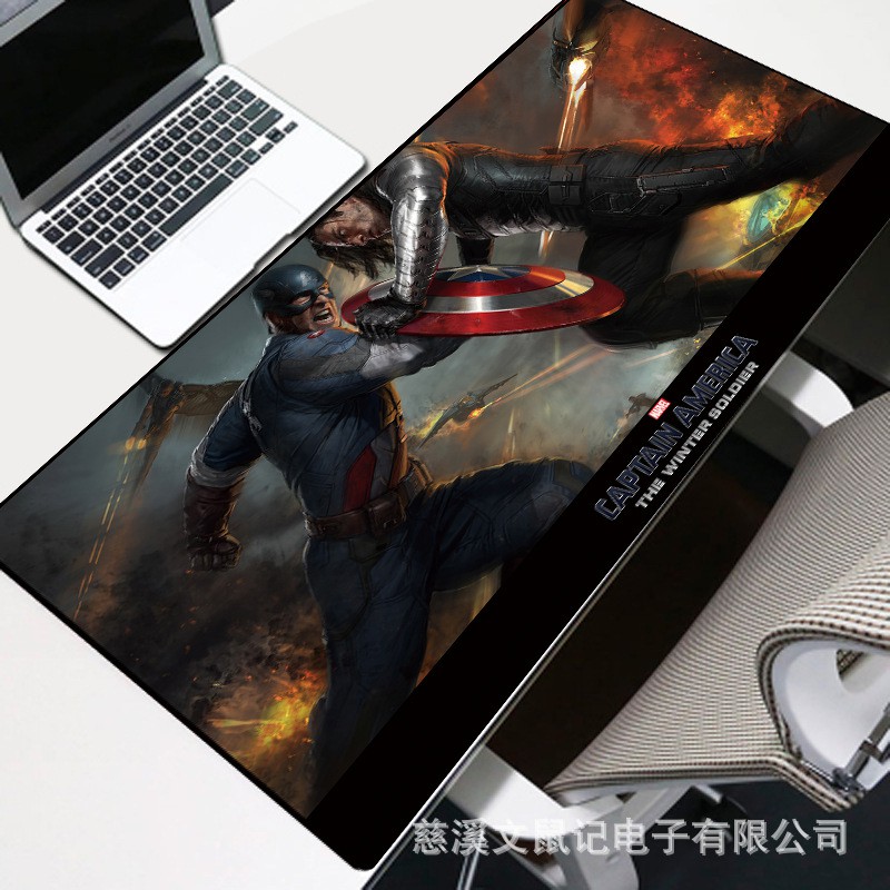 Marvel Hero Large Gaming MousePad 90cmX40cm(Spiderman/IronMan/Captain ...