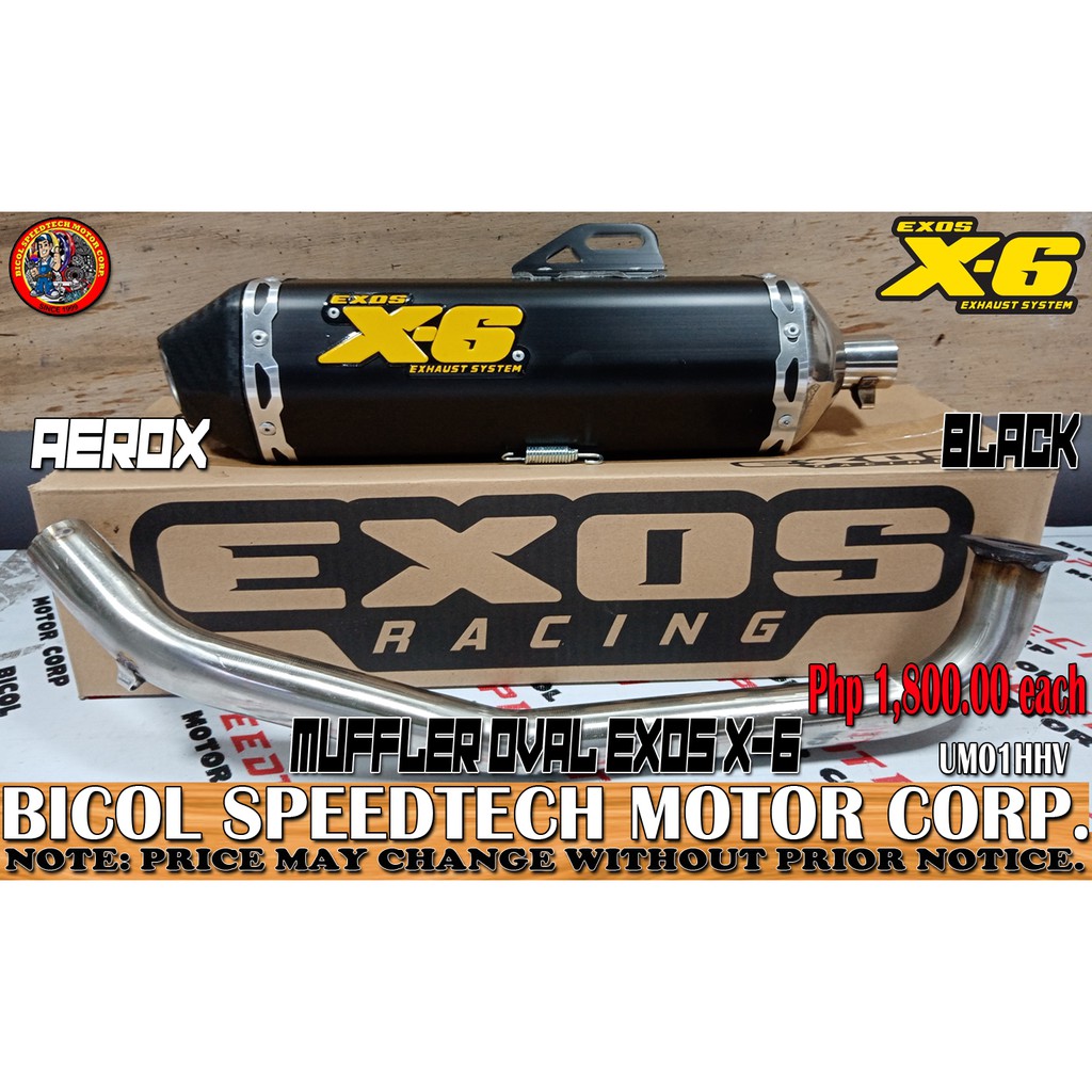 AEROX EXOS X-6 BLACK (UM01HHV) | Shopee Philippines