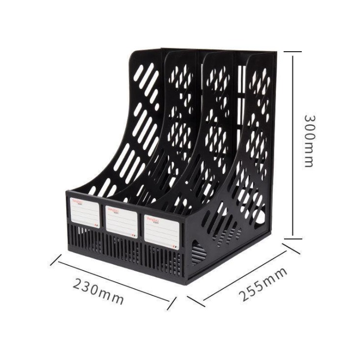three-column file data storage rack/Office supplies file box / triple ...