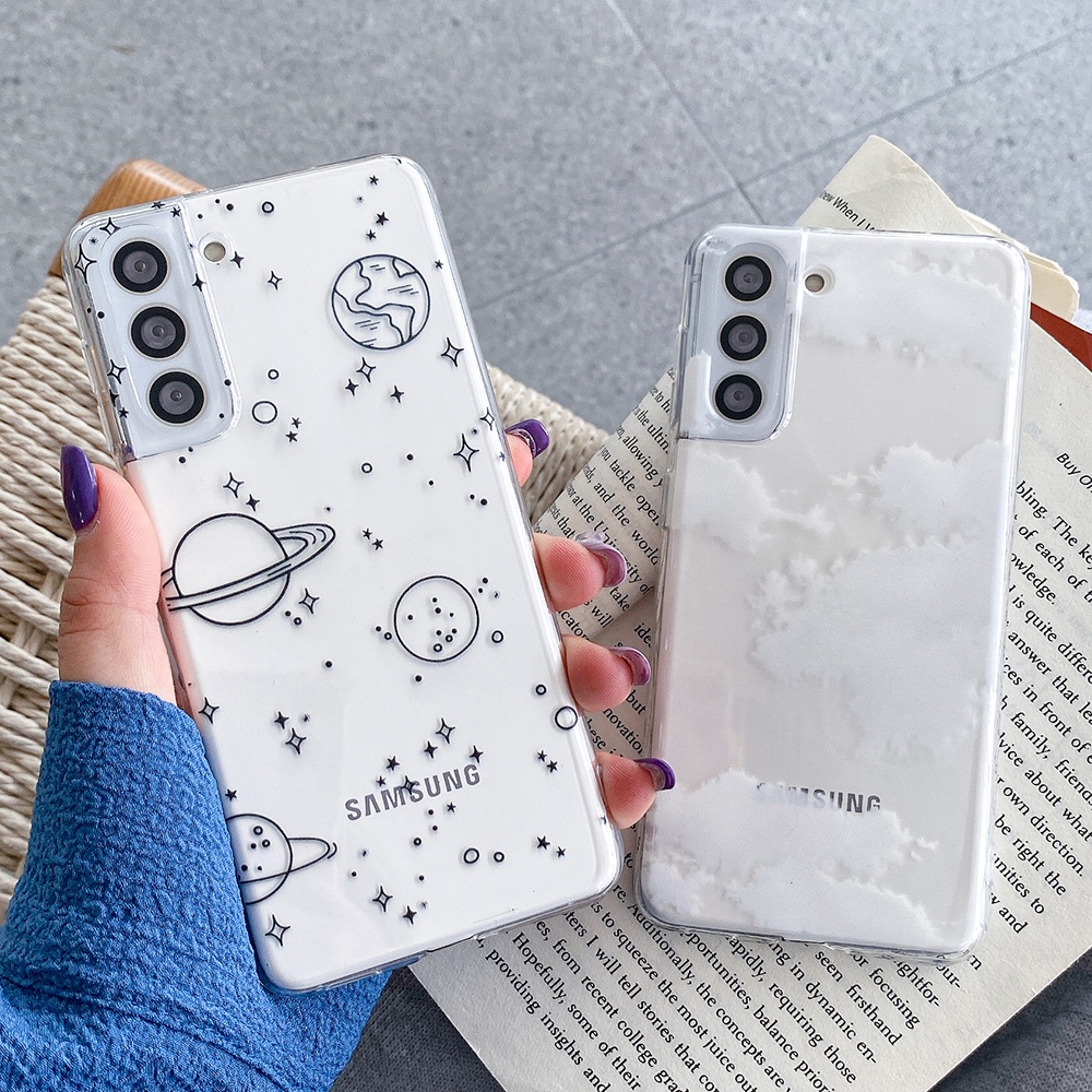 Star Space Case For Samsung Galaxy S25 S24 S23FE S22 S23 Ultra Plus A05 ...