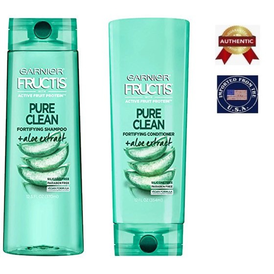 Garnier Fructis Pure Clean Shampoo & Conditioner 12fl oz (354ml ...