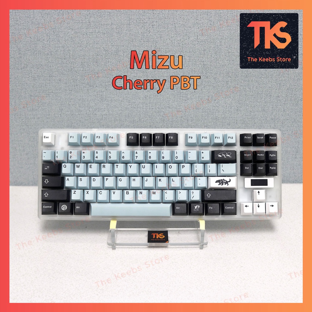 Keycap Mizu | Profile Cherry | Pbt Dyesub | Mechanical Keyboard Button ...