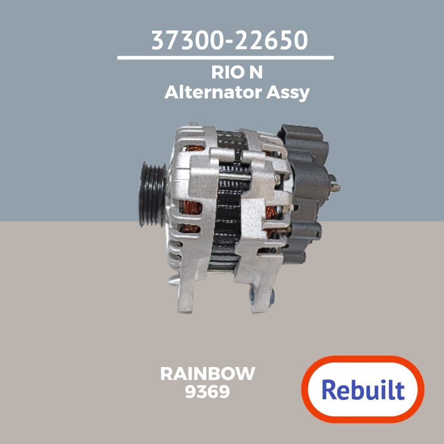 Alternator Assy for KIA Rio N [Rebuilt] Part#; 37300-22650; 3730022650 ...