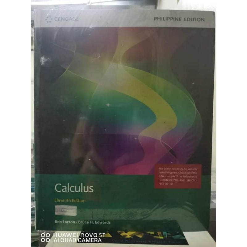 Calculus 11th Edition By. Ron Larson & Bruce Edwards | Shopee Philippines