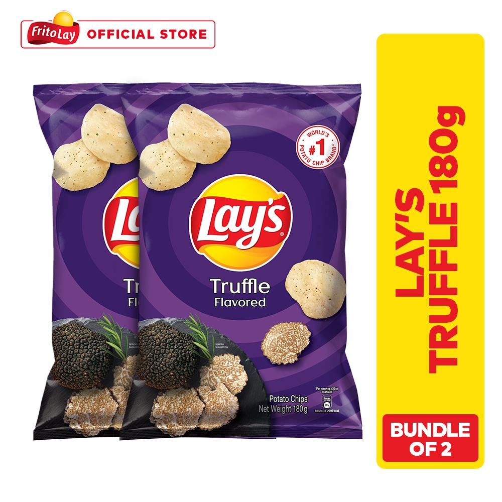 Lay's Truffle Potato Chips 170g - Bundle of 2 | Shopee Philippines