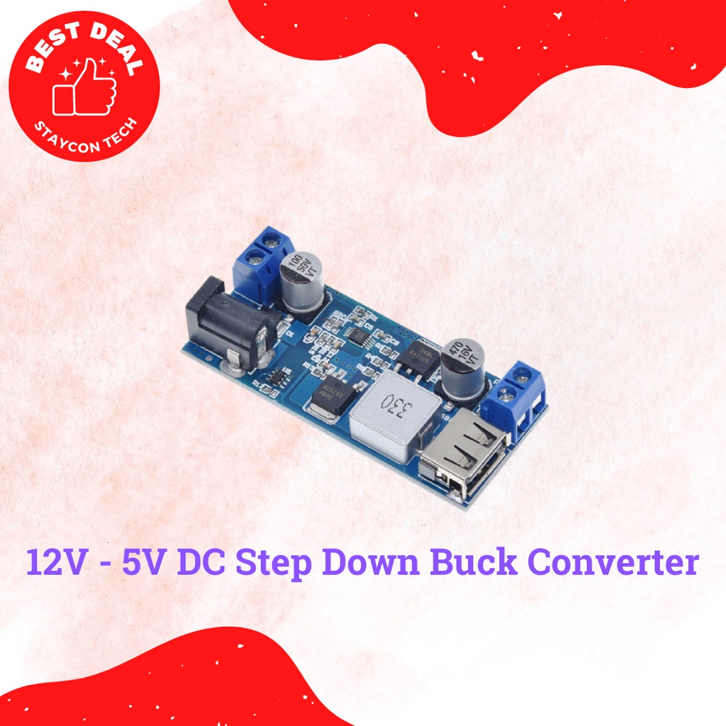 12V - 5V DC Step Down Buck Converter | Shopee Philippines