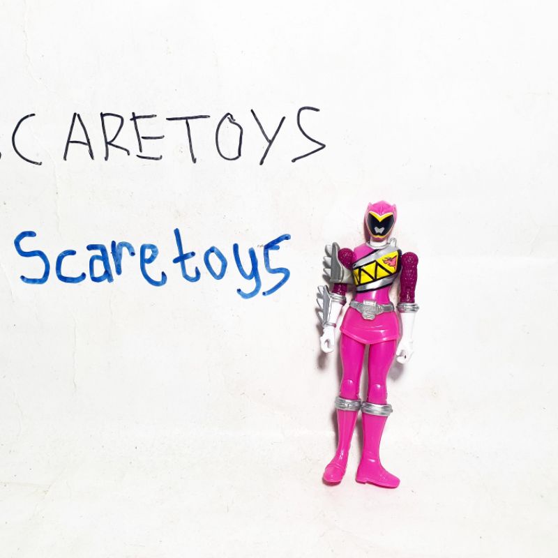 Power Rangers Dino Charge Steel Pink Ranger - Sentai Kyoryuger | Shopee ...