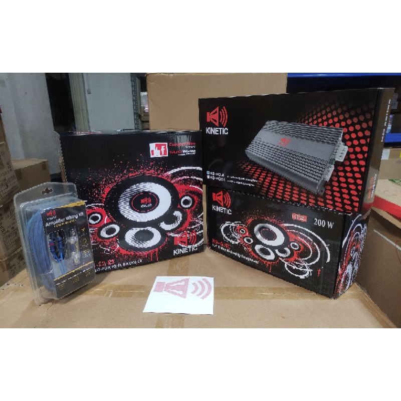 Kinetic Car Sound System Audio Set-up | Shopee Philippines