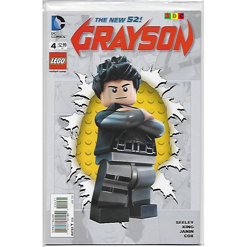 THE NEW 52 GRAYSON #4 LEGO VARIANT COVER COMICS | Shopee Philippines