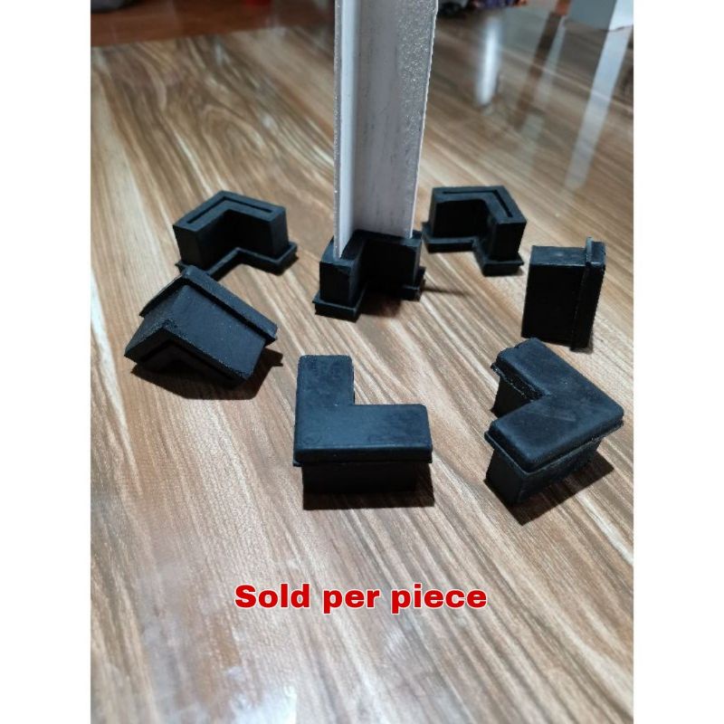 1x1 inch (25mm) ANGULAR HEAVY DUTY Rubber Footings | Shopee Philippines