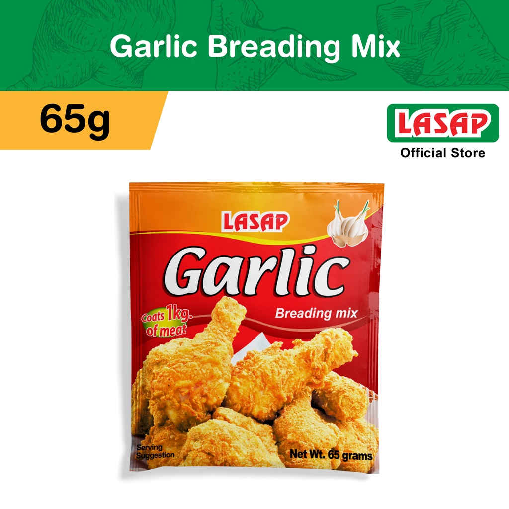 Lasap Garlic Breading Mix 65g | Shopee Philippines