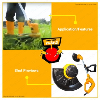 INGCO 350W Extendable Electric Grass Trimmer Cutter WeedEater Wacker ...