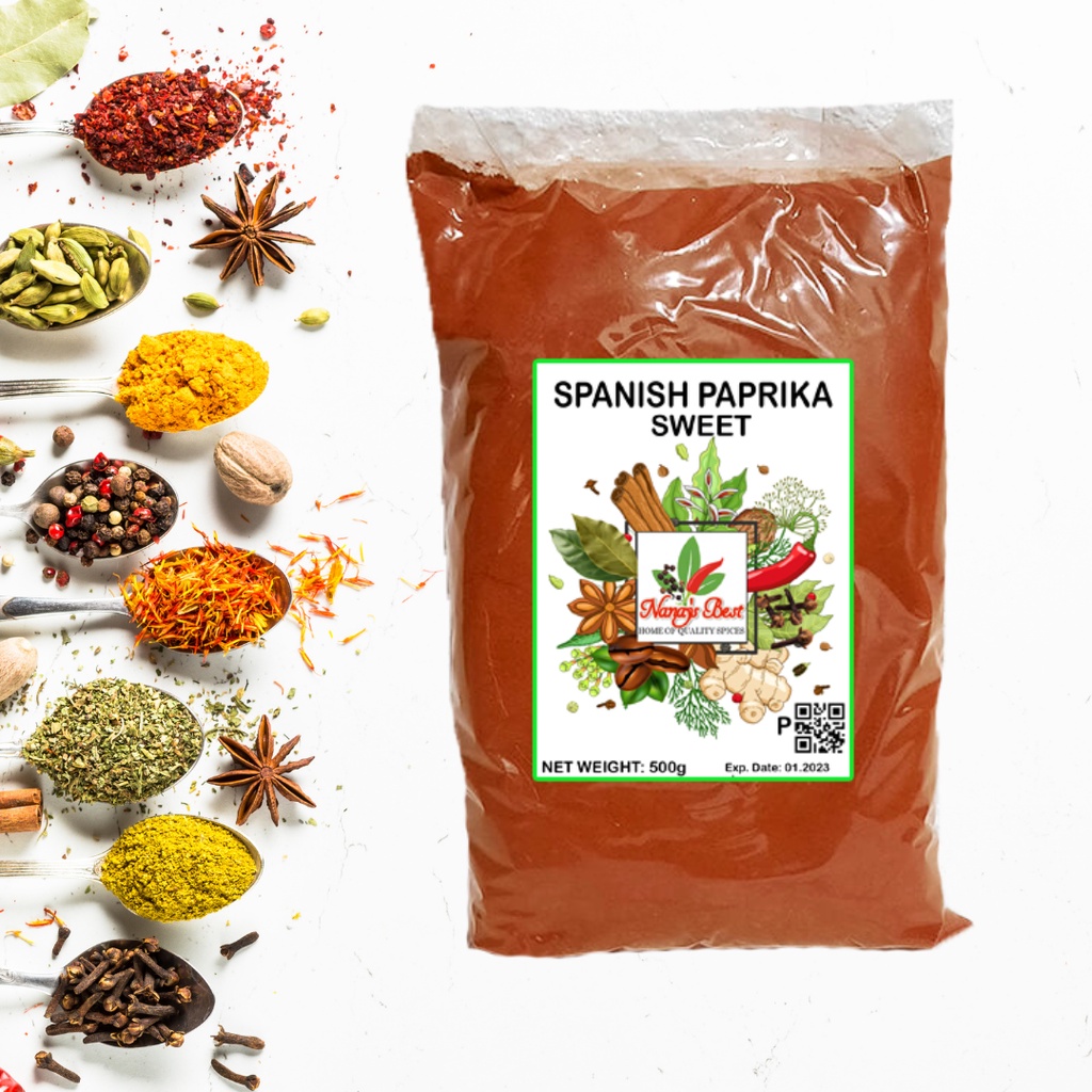 NanaysBest Spanish Paprika Powder 500Grams Paprika Powder Paprika Spice ...