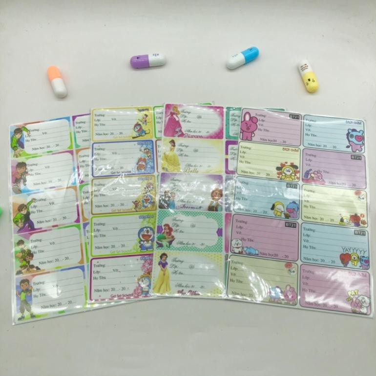 Sticked BABY NOTEBOOK LABELS (1 SET = 30 PCS) | Shopee Philippines