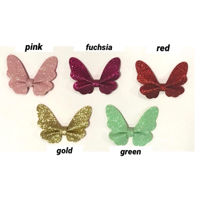 Glitter Angel Butterfly Wings 6cm | Shopee Philippines