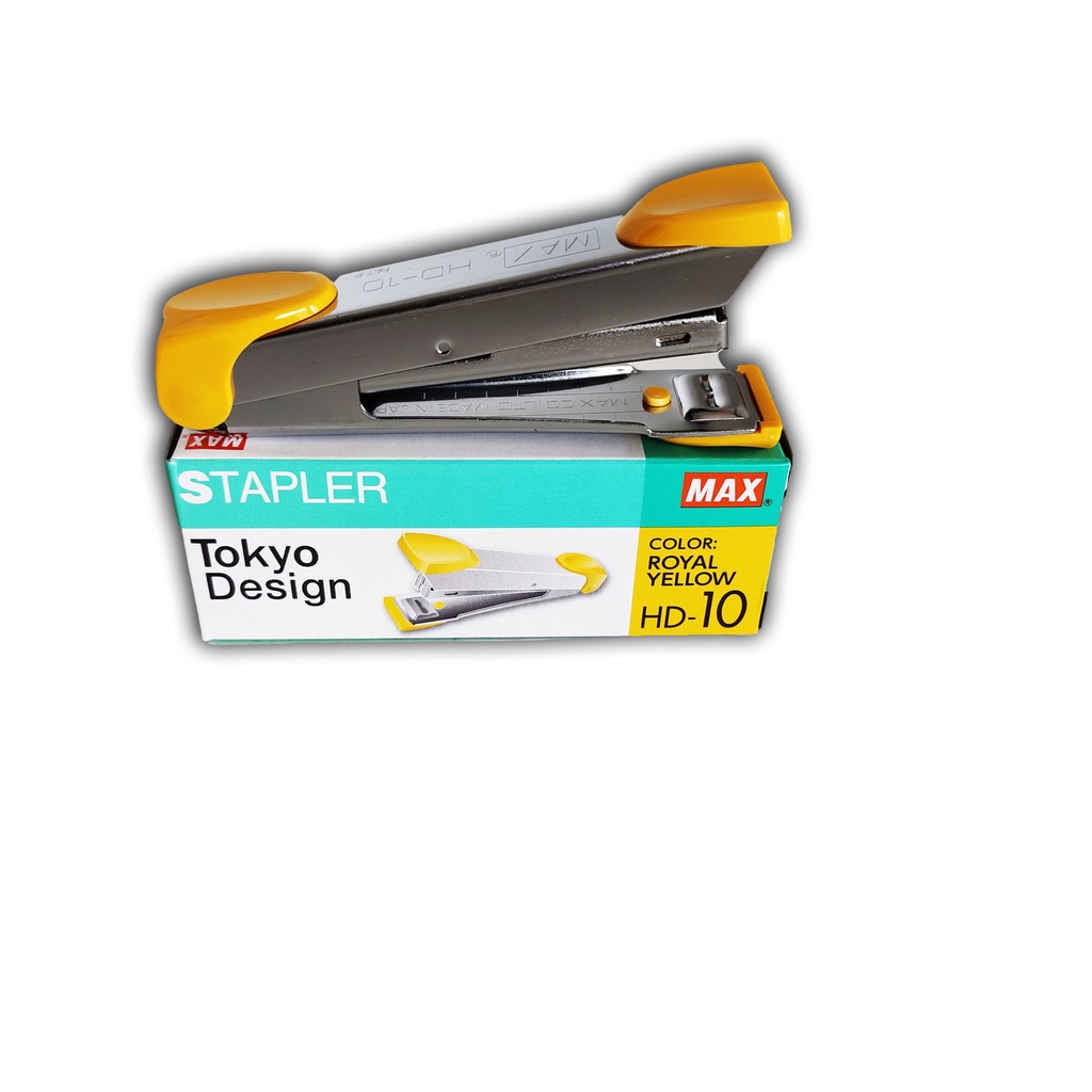 MAX Stapler HD-10 Tokyo Design (YELLOW COLOUR) | Shopee Philippines