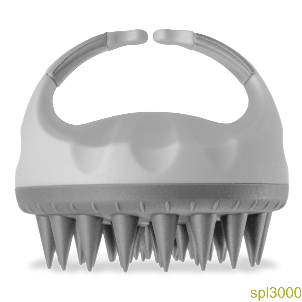 [spl]Silicone Scalp Massager Head Scrubber Exfoliating Brush Shower ...