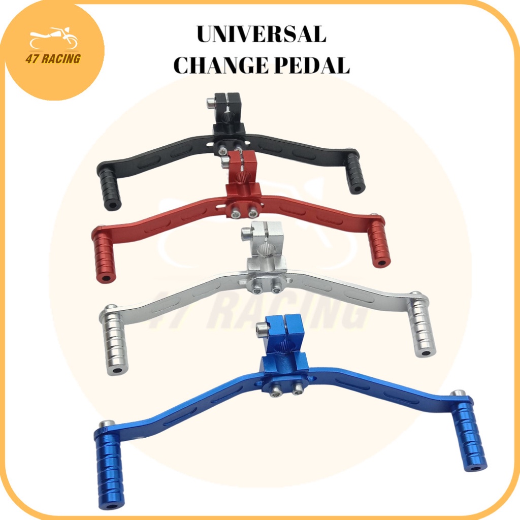 47Racing Universal Double Change Gear Pedal for Motorcycle Cod | Shopee ...