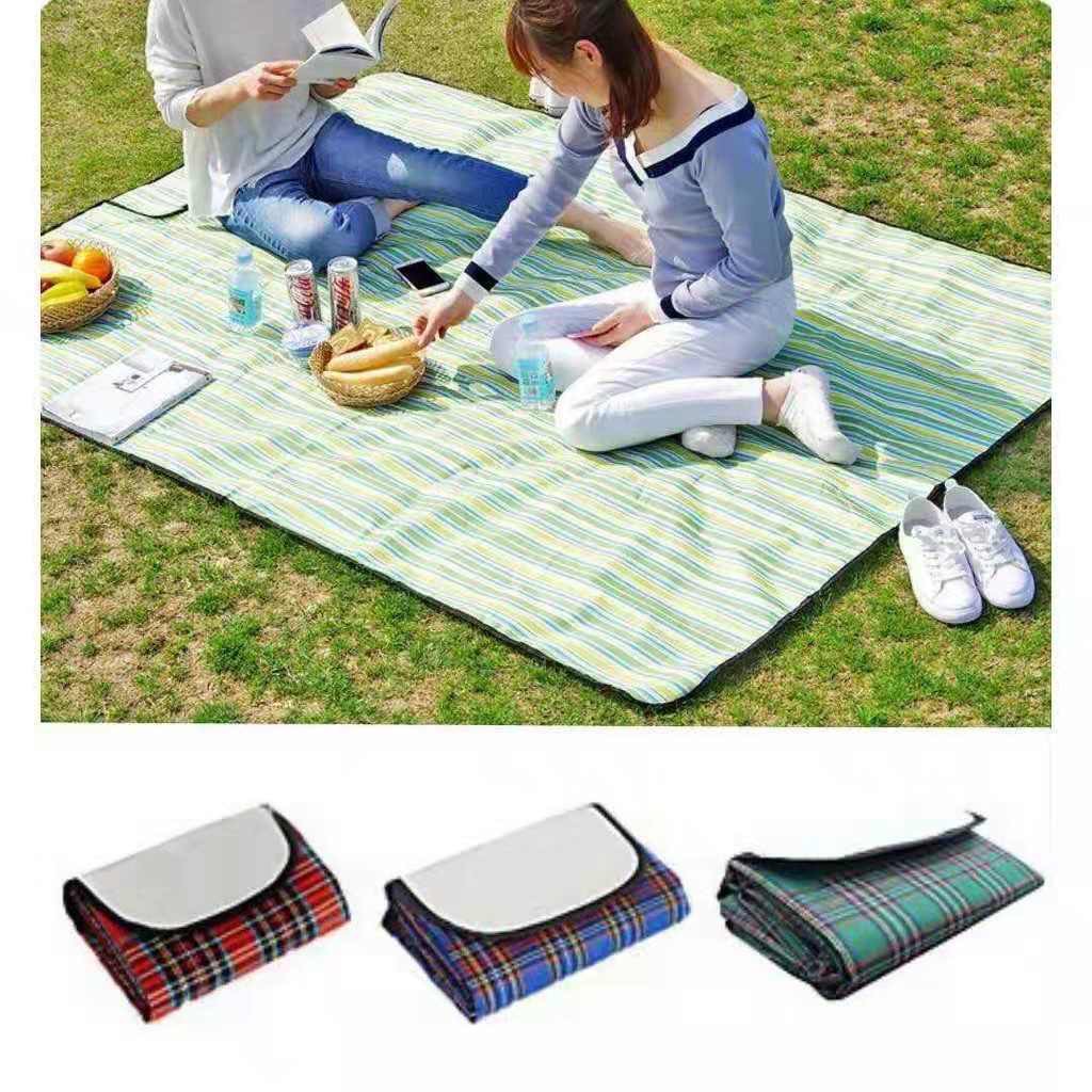 luckyy=Water Proof Easy Carry Camping Picnic Mat | Shopee Philippines