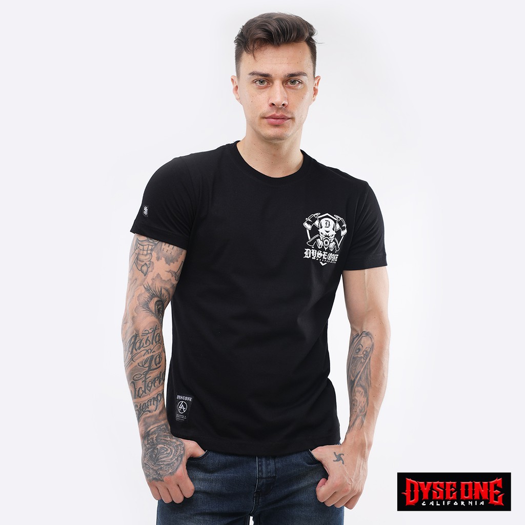 Dyse One Round Neck Muscle Fit DBT01B-0882 (Black) | Shopee Philippines